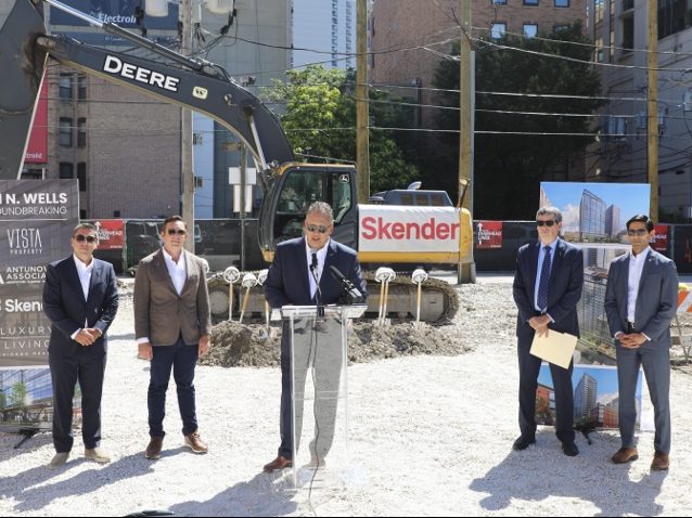 21-Story Development Kicks Off in Central Chicago - MHN