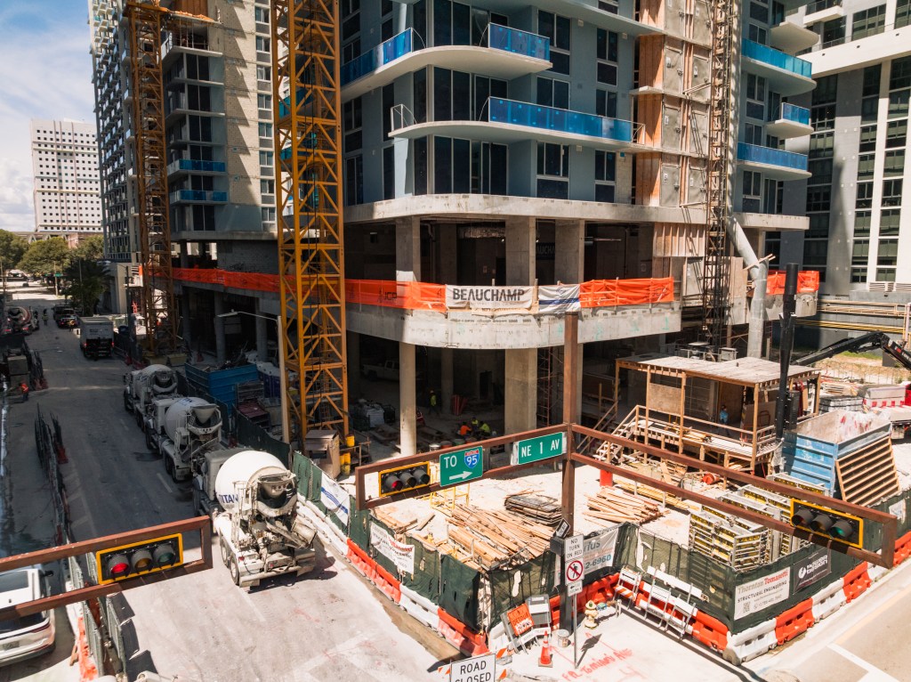 Merrimac, Aria Development Top Out Miami Condo Tower - Multi-Housing News